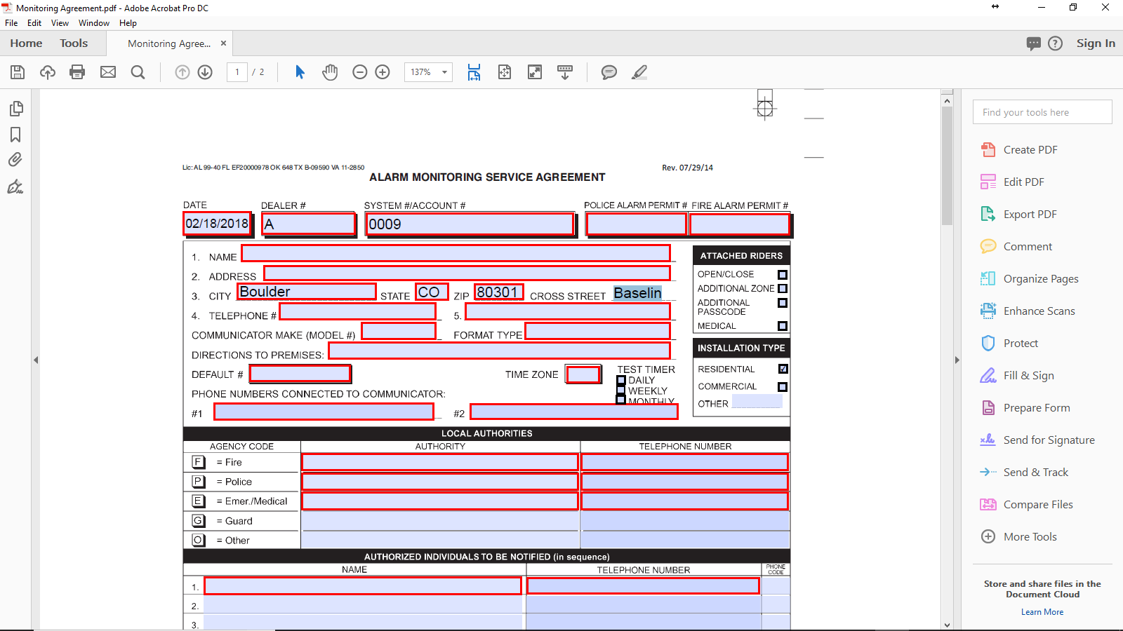Adobe Reader Font Size Form
